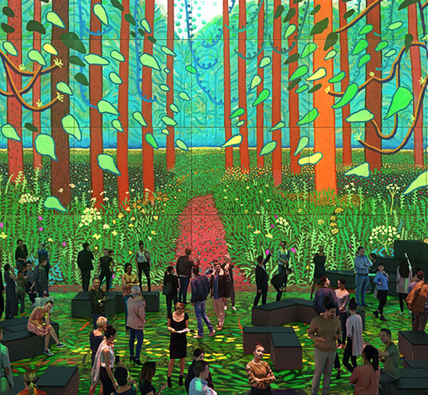 David Hockney: Bigger & Closer (not smaller and further away)