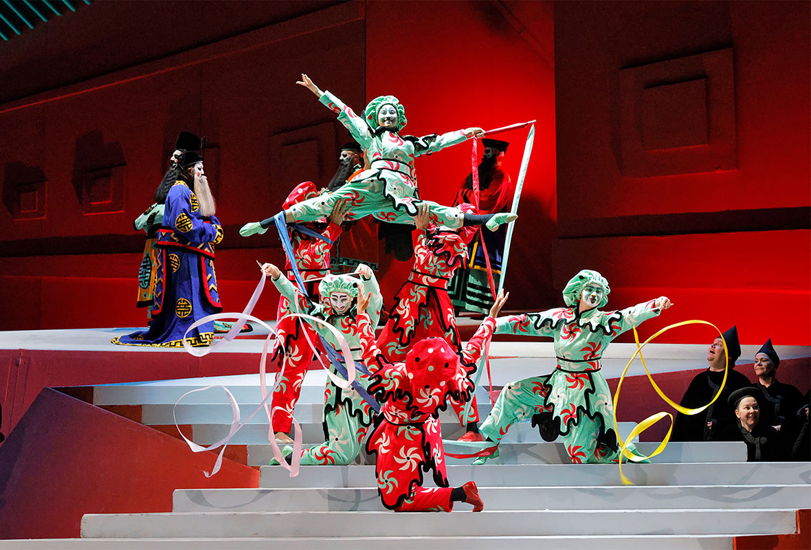 Turandot with set design by David Hockney