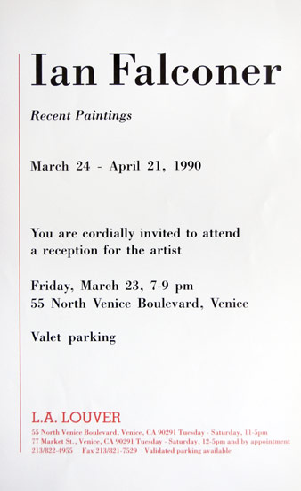 Ian Falconer: Recent Paintings