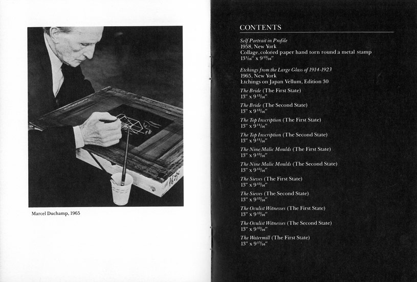 Marcel Duchamp Self Portrait In Profile