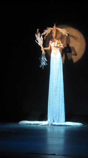 Lighthouse/Lightning Rod Scenic design by Alison Saar