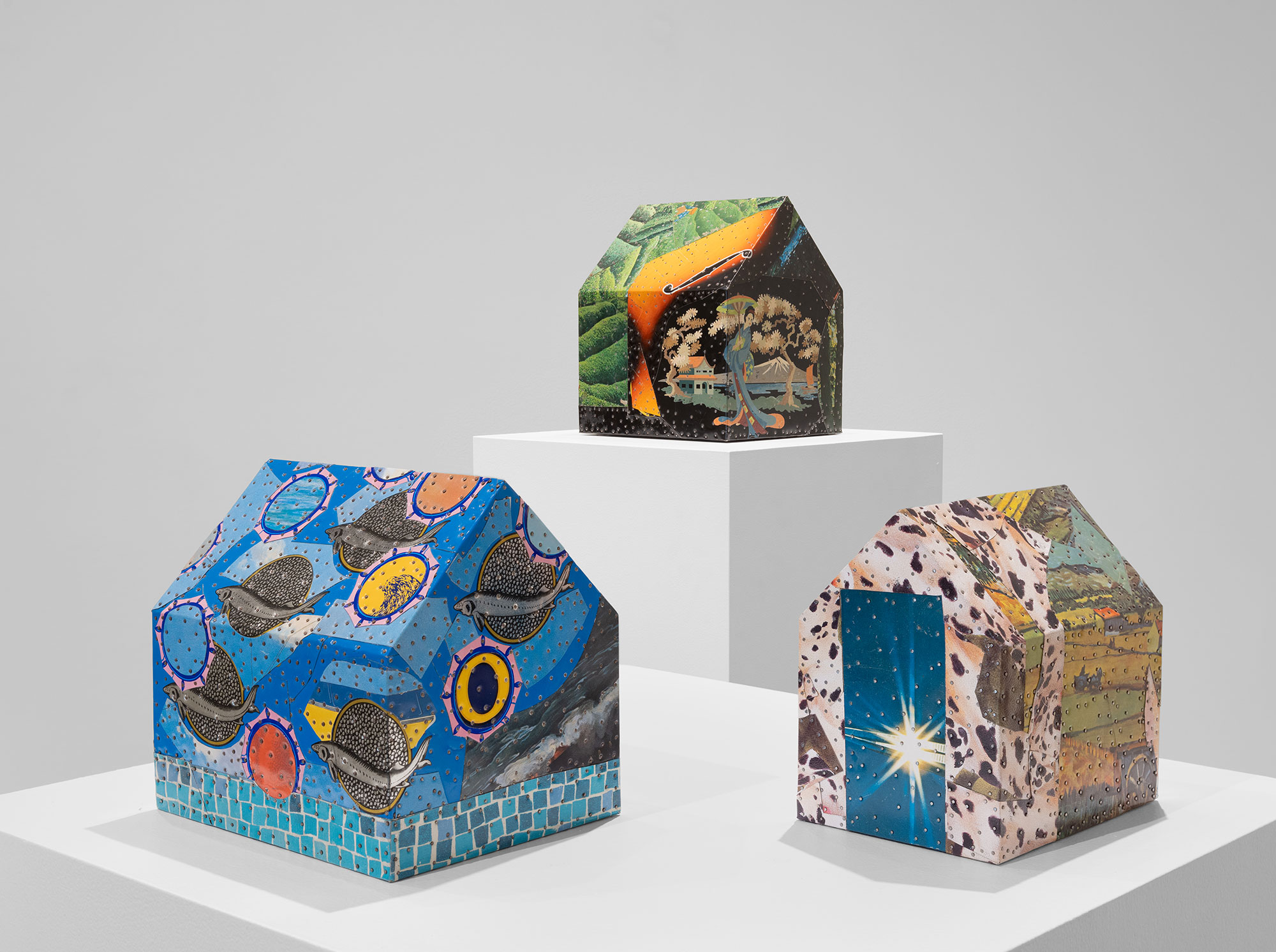 LA Louver viewing room, Tony Berlant: Houses